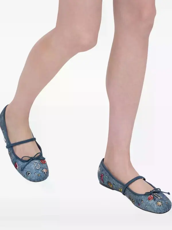 Marc Jacobs Sabrina Ballet Flats - Blue