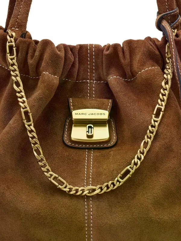Marc Jacobs Tote Bag With Chain And Key Charm - Brown