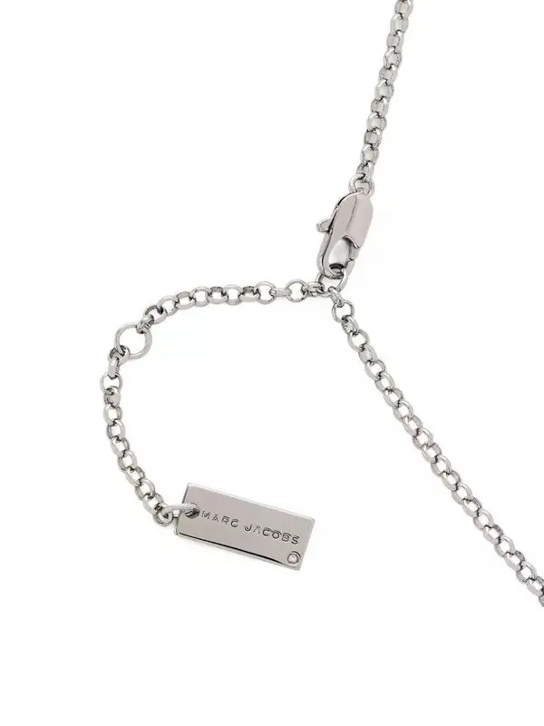 Marc Jacobs Charm-cluster Trinket Necklace - Silver