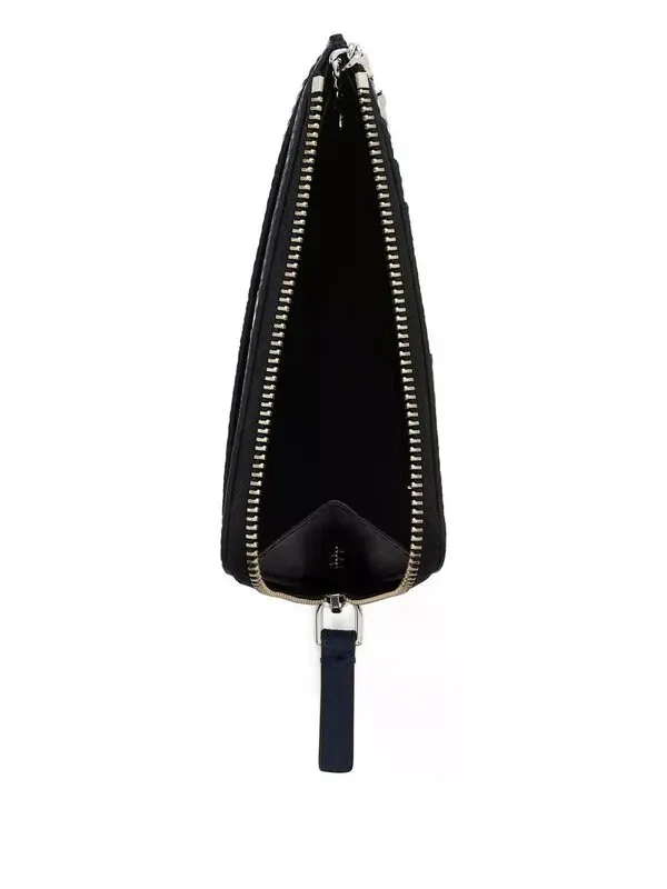 Marc Jacobs Bandana Leather Zip Wallet - Blue