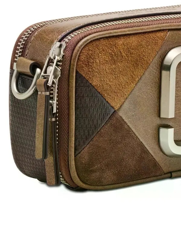 Marc Jacobs Snapshot Patchwork Crossbody Bag - Brown