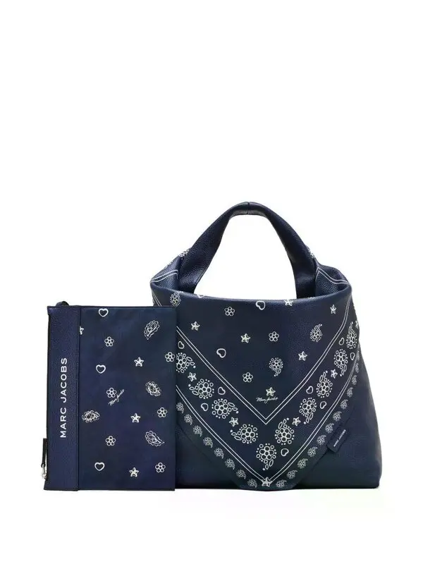Marc Jacobs Sack Bandana Leather Bag - Blue