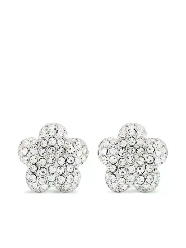 Marc Jacobs Daisy Stud Earrings - Silver