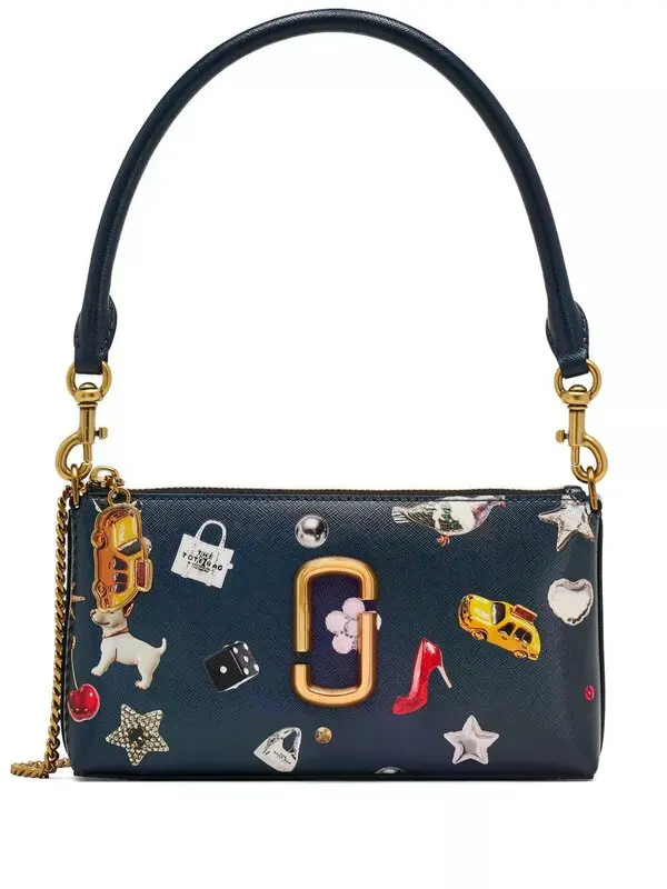 Marc Jacobs Trinket Mini Printed Shoulder Bag - Blue