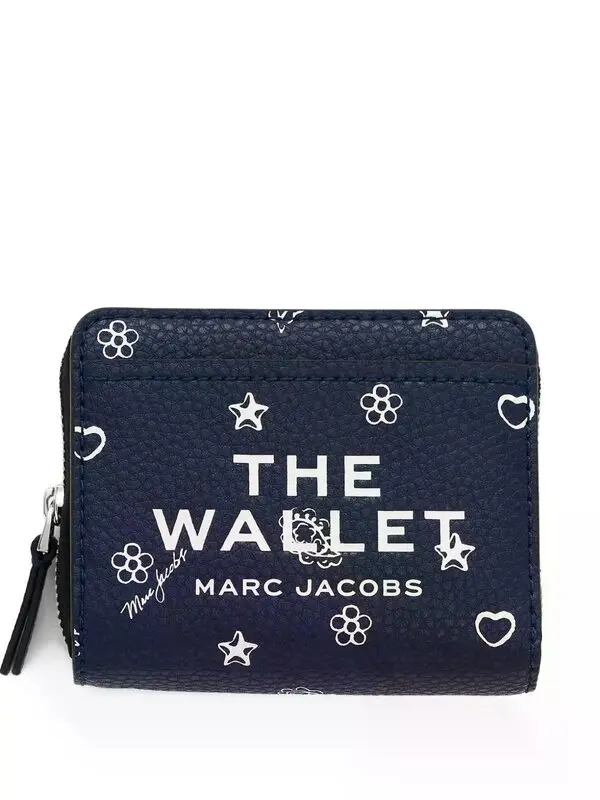 Marc Jacobs The Bandana Leather Wallet - Blue