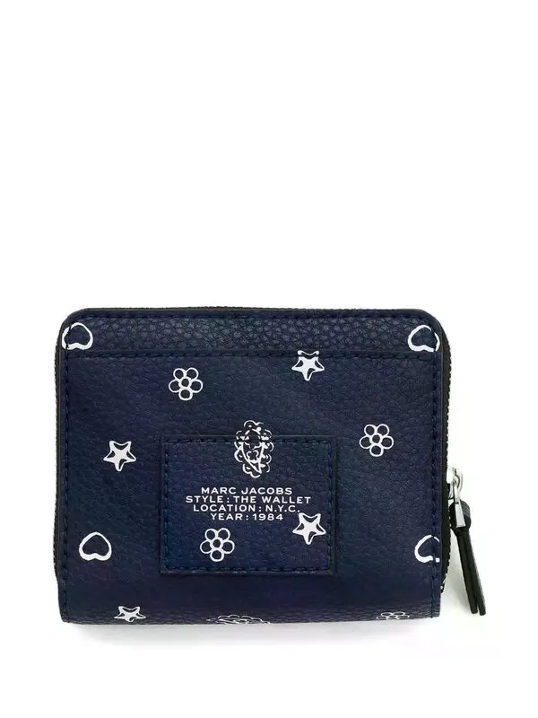 Marc Jacobs The Bandana Leather Wallet - Blue
