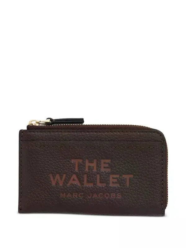Marc Jacobs Top-zip Leather Wallet - Brown