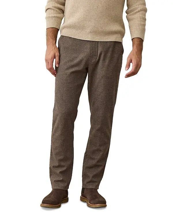 Marine Layer Slim Straight Houndstooth Chinos