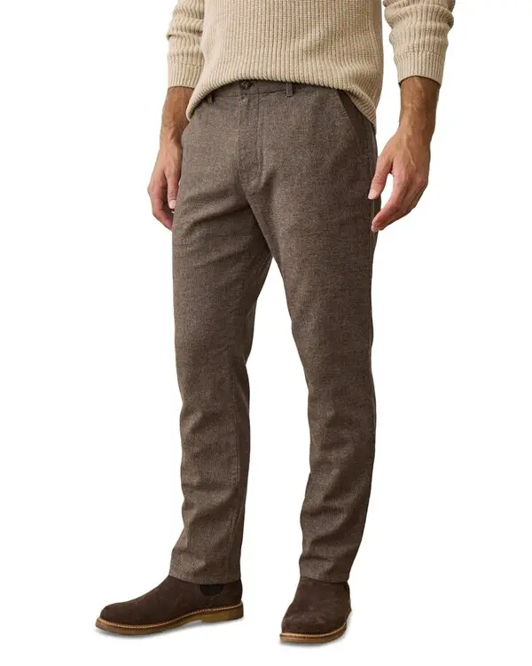 Marine Layer Slim Straight Houndstooth Chinos