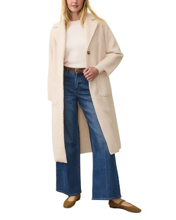 Marine Layer Oversized Sherpa Topcoat
