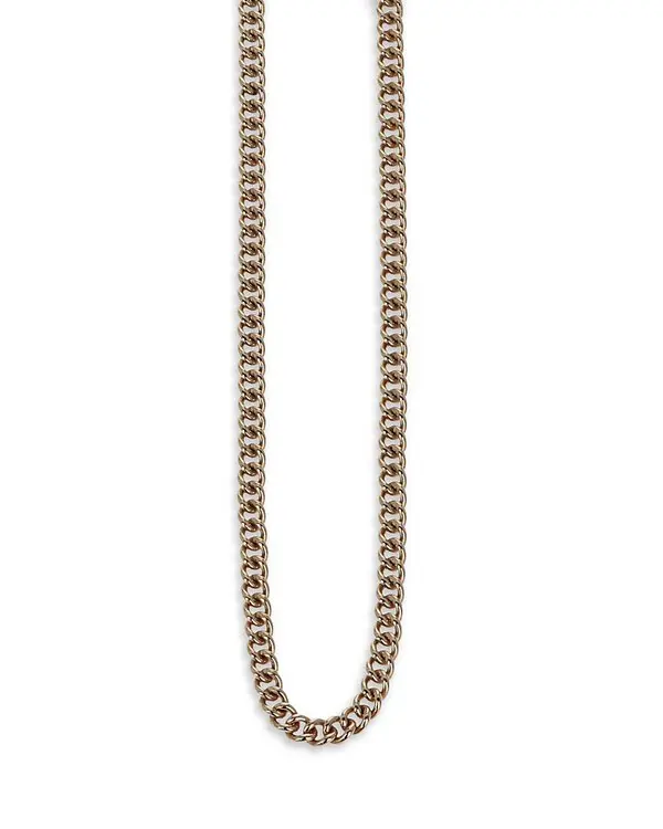 KING BABY STUDIO 10k Yellow Fine Curb Link Necklace - Gold