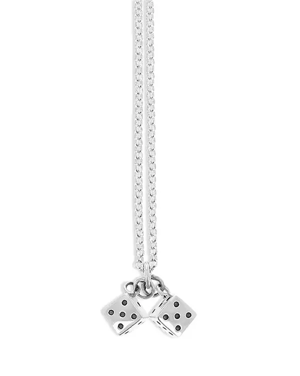 KING BABY STUDIO Sterling Dice Pendant Necklace