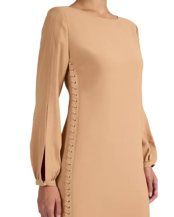 Santorelli Pauli Shift Dress With Grommet Detail - Hazelwood