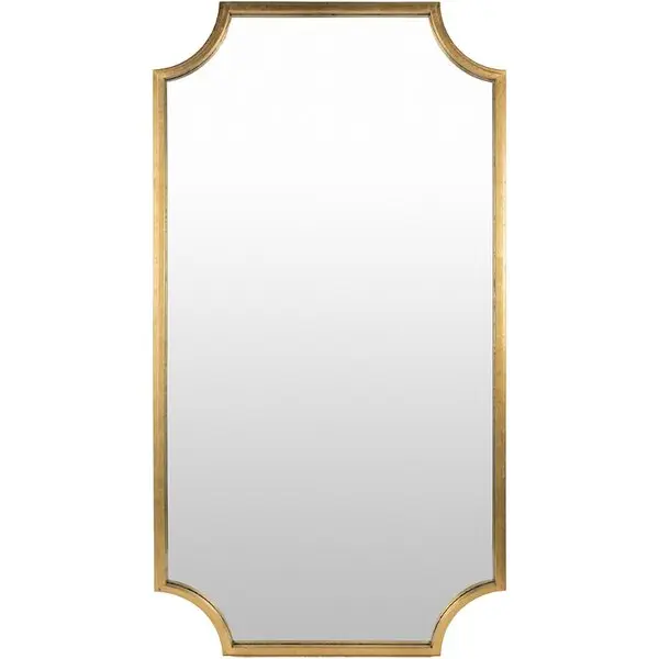 SURYA Joslyn Full Length Mirror - Gold/silver