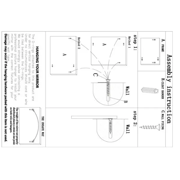 SURYA Calloway Full Length Mirror