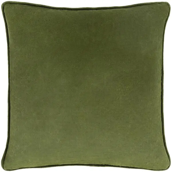 SURYA Safflower Decorative Pillow - Medium Green