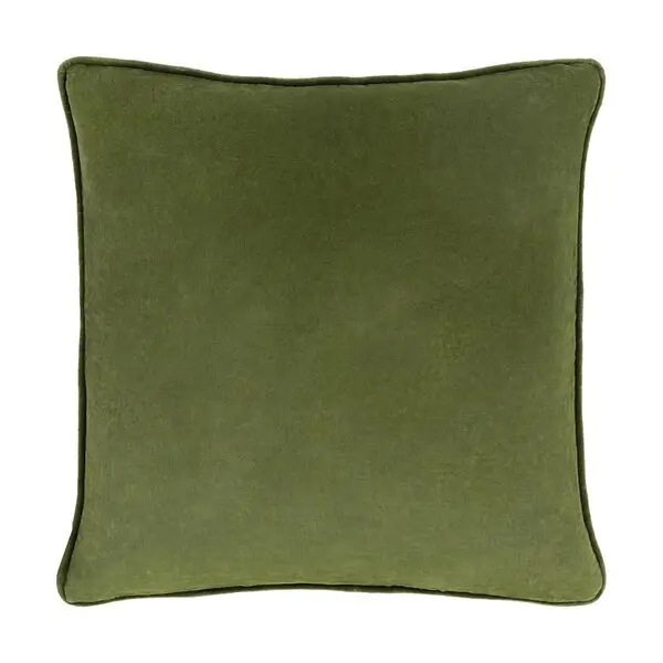 LIVABLISS Surya Safflower Decorative Pillow - Medium Green
