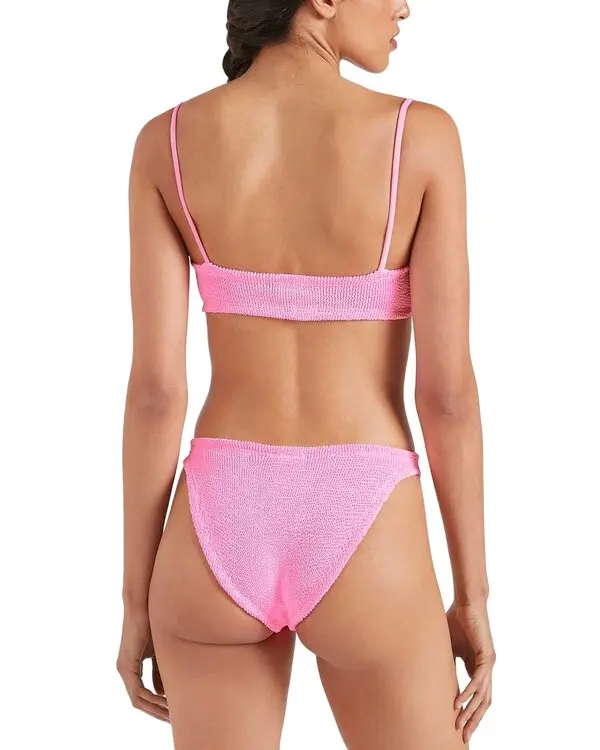 Hunza G Alicia Textured Bikini - Bubblegum