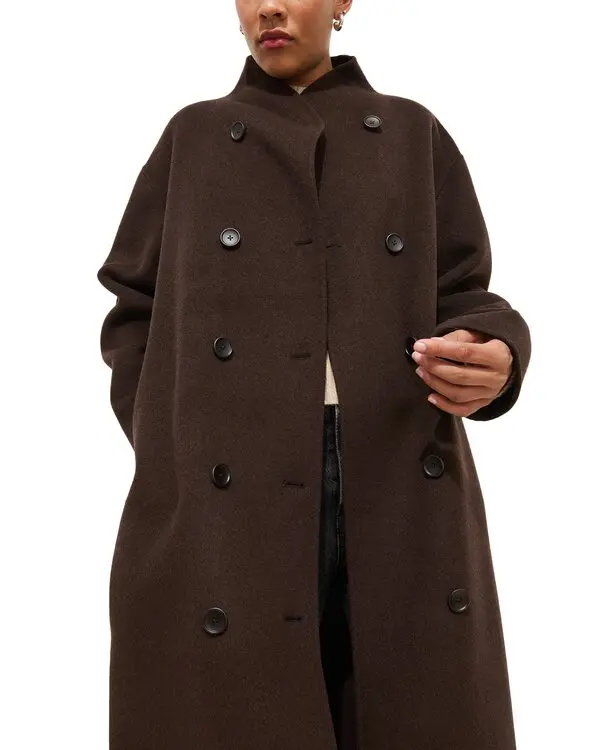 ALEX MILL Wool-blend Long Coat