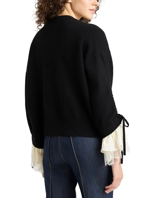 Cinq À Sept Atlas Embellished Cardigan