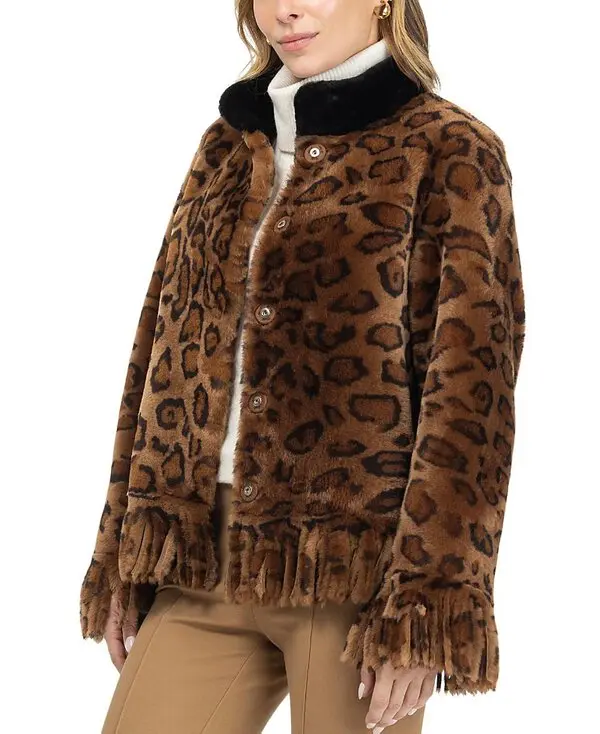 Gorski Shearling Lamb Jacket With Fringe