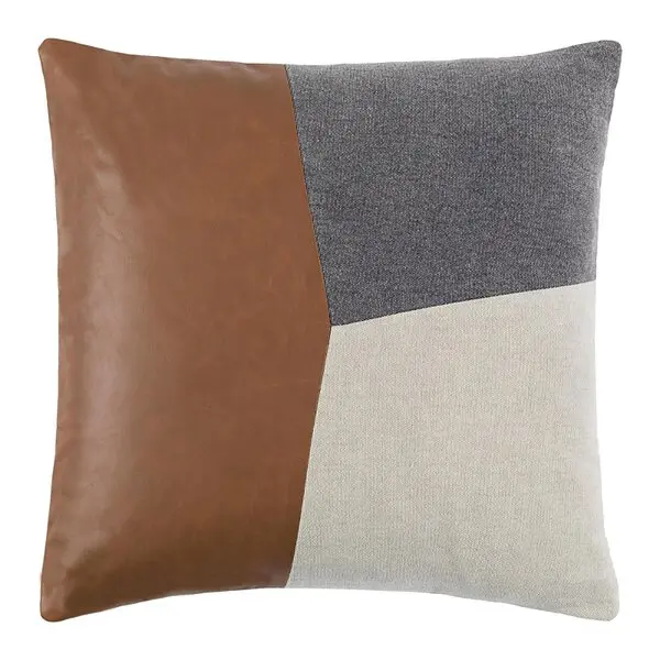 LIVABLISS Surya Branson Decorative Pillow - Dark Brown