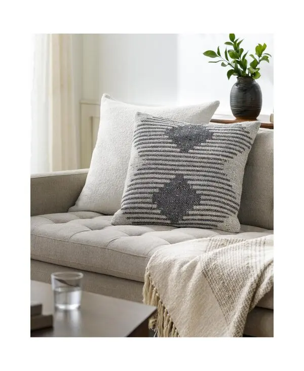 SURYA Lewis Lumbar Pillow