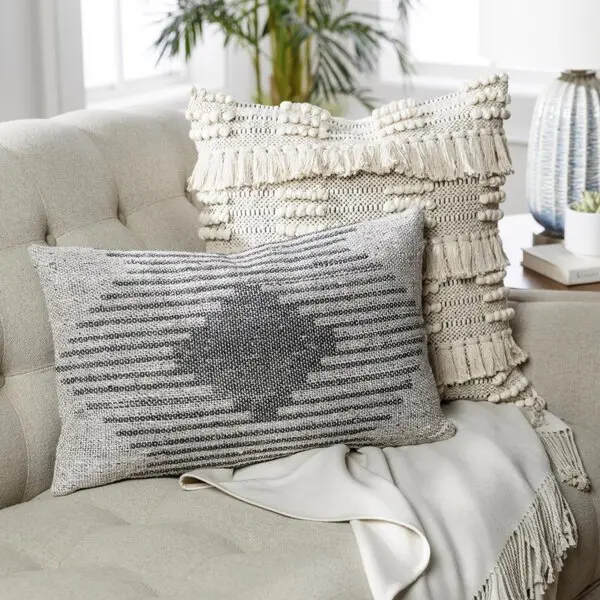 SURYA Lewis Lumbar Pillow