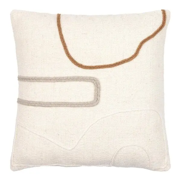 LIVABLISS Surya Philip Decorative Pillow - Cream