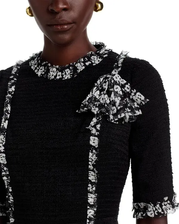 Rickie Freeman For Teri Jon Crepe Chiffon Dress