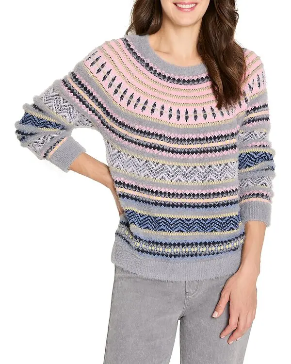 NIC+ZOE Cozy Fairisle Sweater