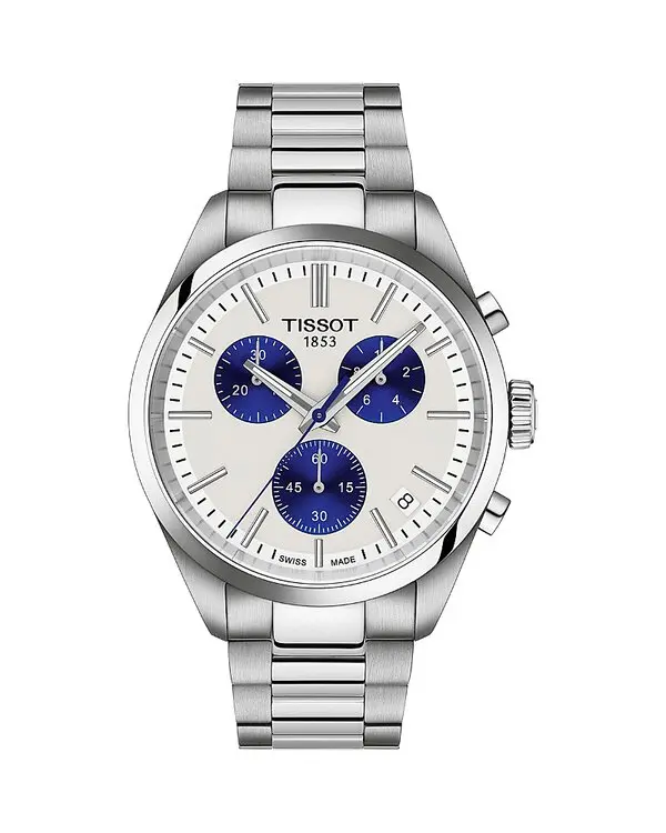 TISSOT Pr 100 Chronograph 40mm - White/silver