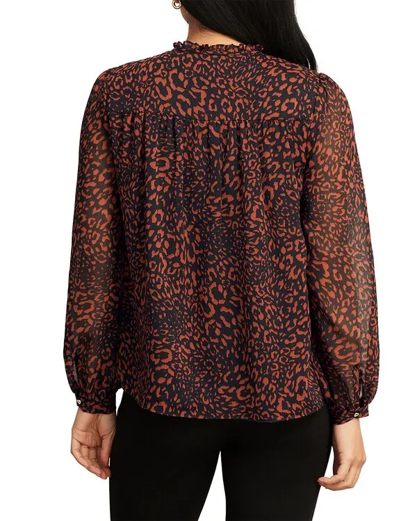 HOBBS LONDON Carolina Ruffled Neck Blouse