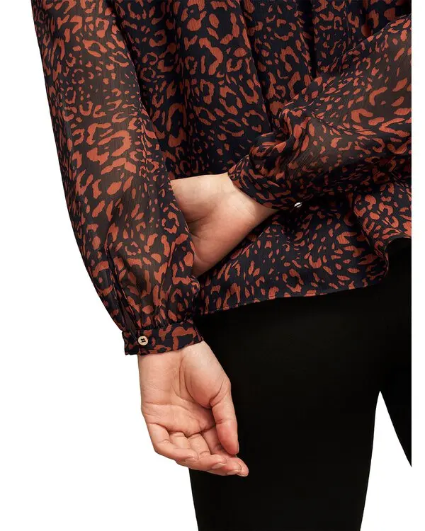 HOBBS LONDON Carolina Ruffled Neck Blouse