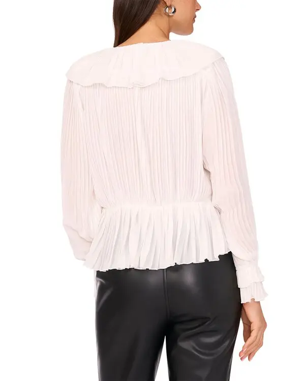 Vince Camuto Ruffled Peplum Hem Top