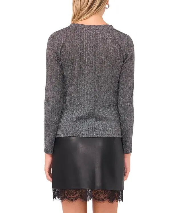 Vince Camuto Ribbed Melange Sweater