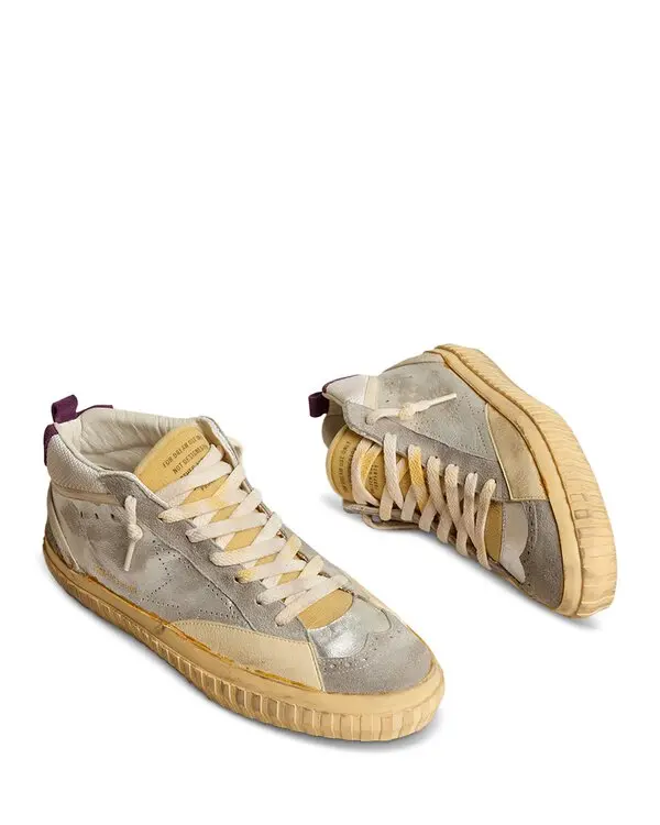 GOLDEN GOOSE Mid Star Laminated Sneakers