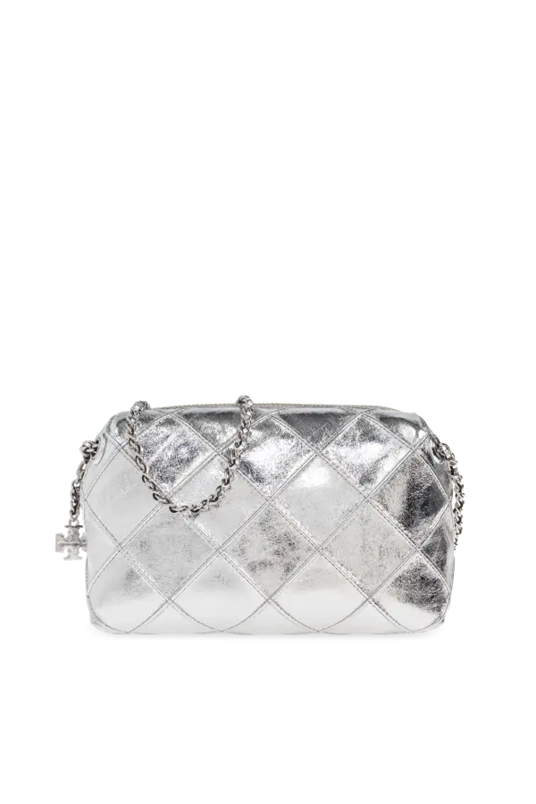 Tory Burch Fleming Shoulder Bag - Silver