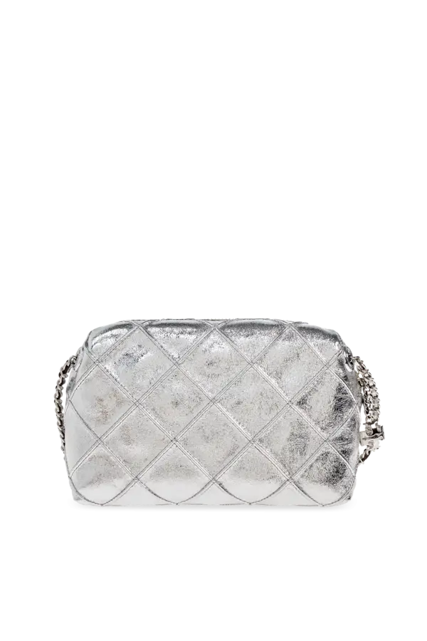 Tory Burch Fleming Shoulder Bag - Silver