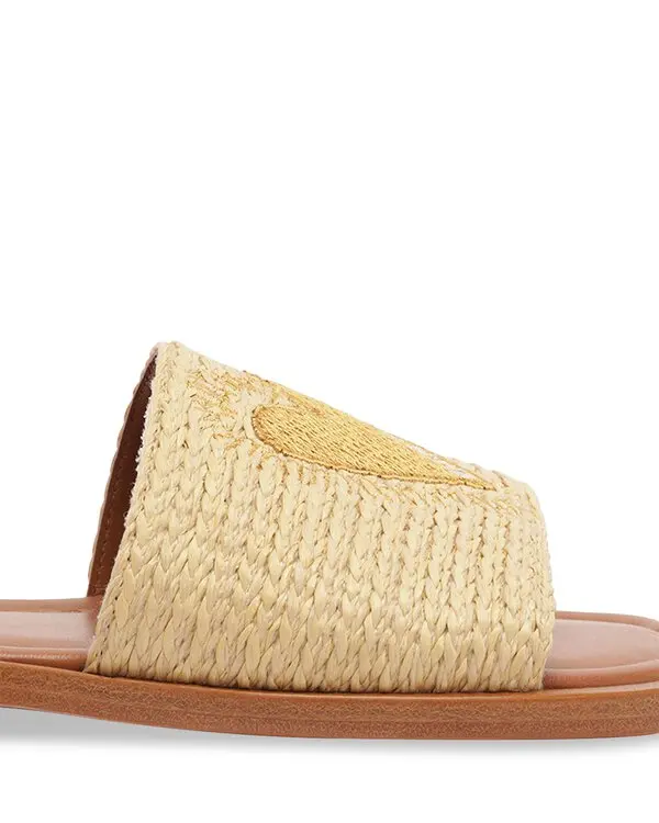 Farm Rio Raffia Flat Sandals