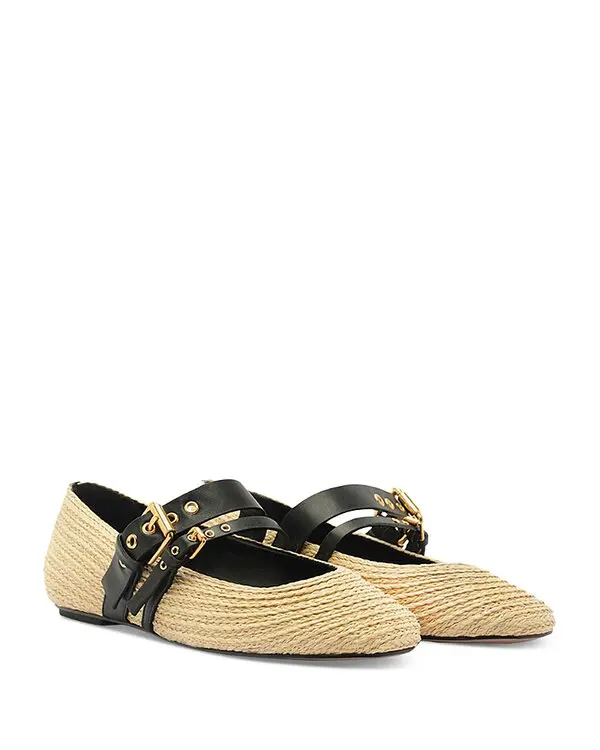 Farm Rio Raffia Flat Ballerinas
