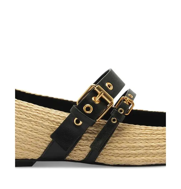 Farm Rio Raffia Flat Ballerinas