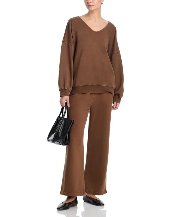 Vintage Havana Wide Leg Pants - Coffee