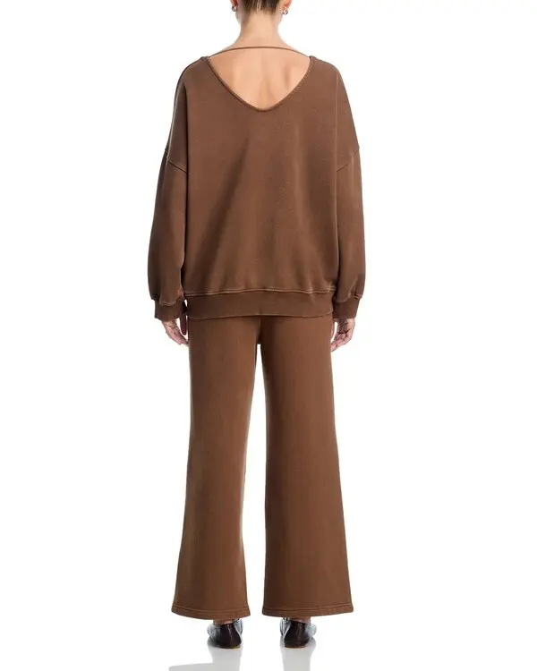 Vintage Havana Wide Leg Pants - Coffee