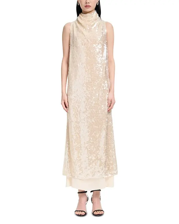 Altuzarra Noor Silk Dress - Macadamia