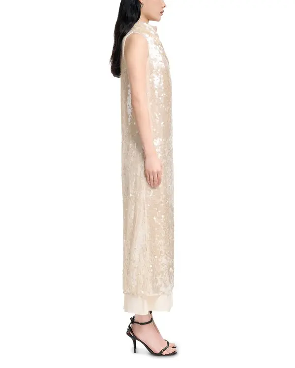Altuzarra Noor Silk Dress - Macadamia