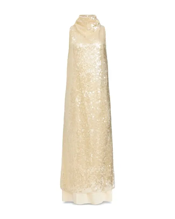 Altuzarra Noor Silk Dress - Macadamia