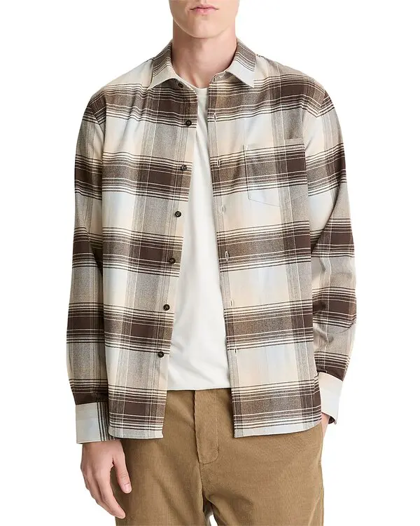 Vince Missoula Printed Button Front Shirt