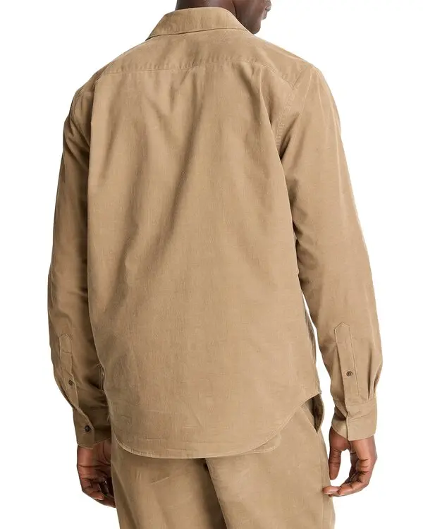 Vince Long Sleeve Button Front Corduroy Shirt - Teton