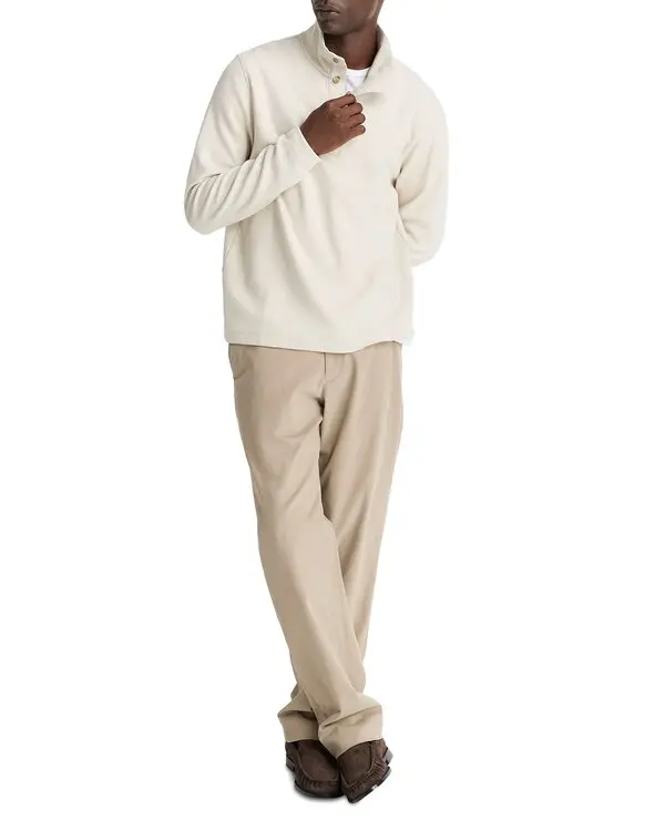 Vince Cotton Mock Neck Pullover Sweater